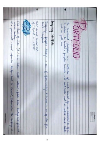 Business studies project Class Xii (12) on stock exchange | PDF