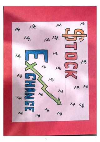 Business studies project Class Xii (12) on stock exchange | PDF