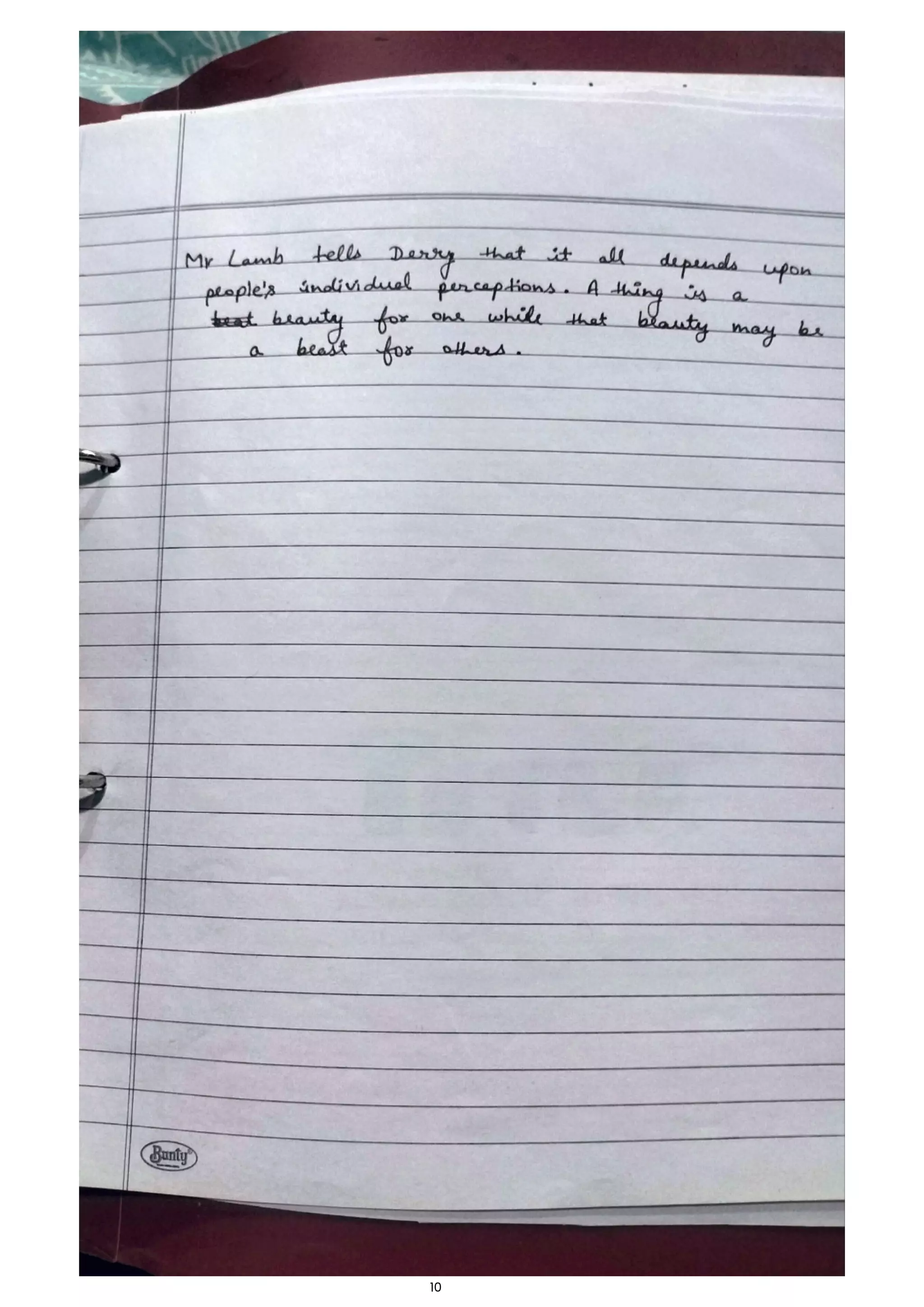 English project class 12 (ch on the face of it) | PDF