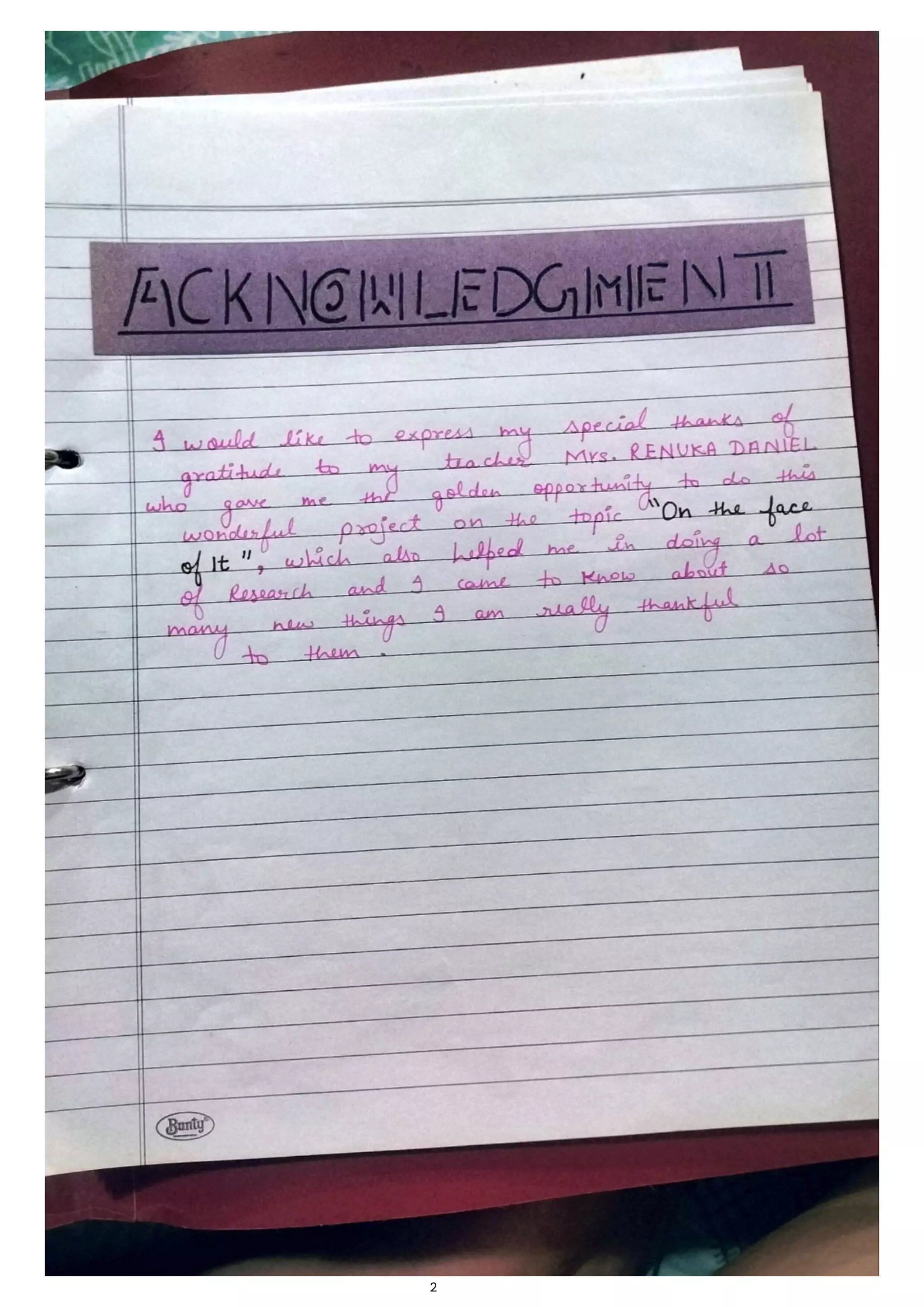 English project class 12 (ch on the face of it) | PDF