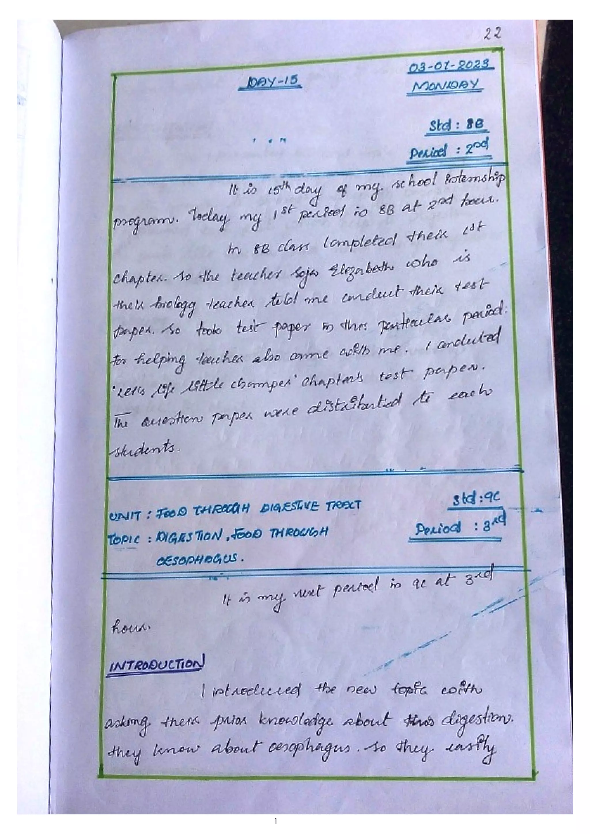Reflective journal 4-4th week | PDF