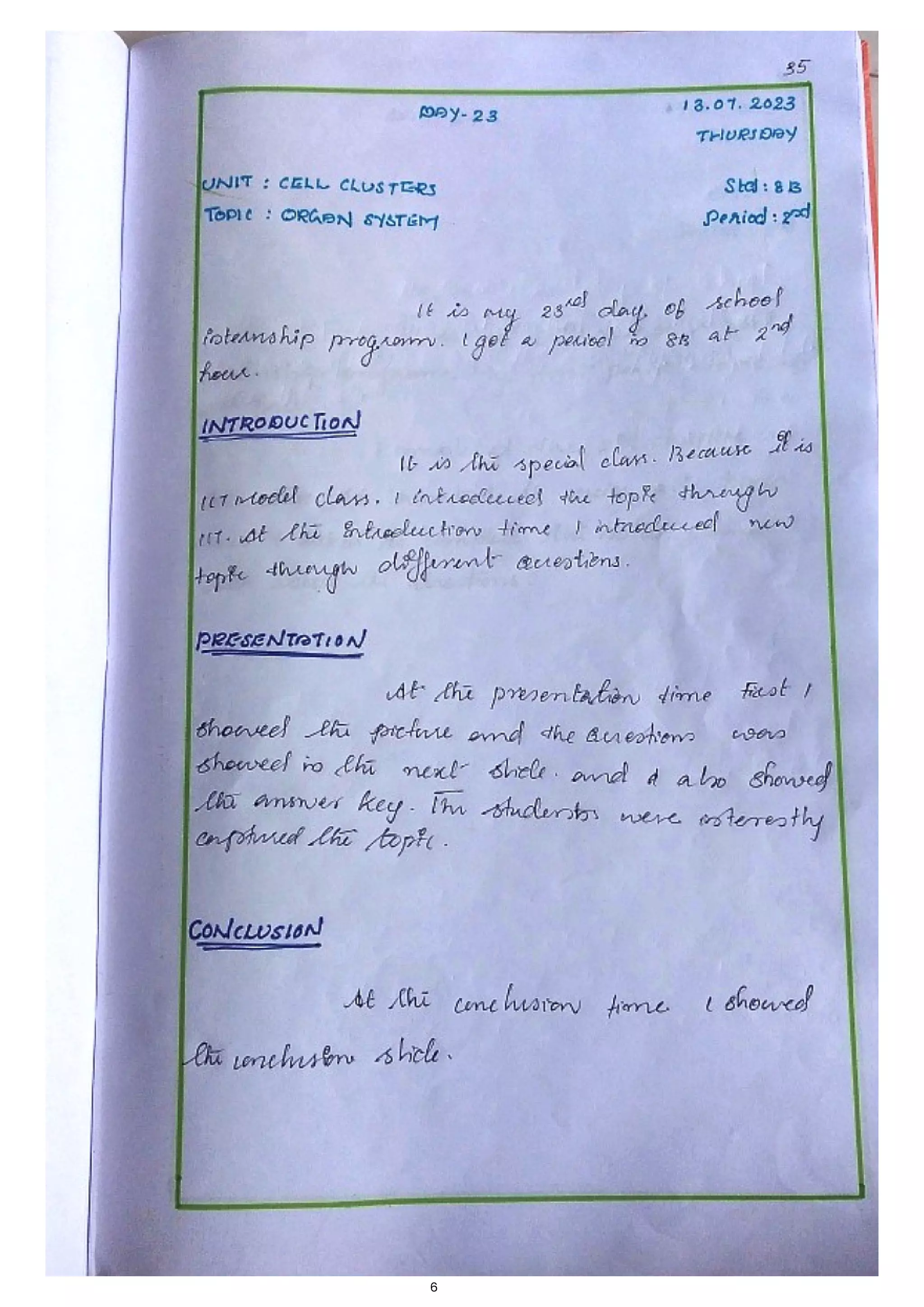 Reflective journal 4-5th week | PDF