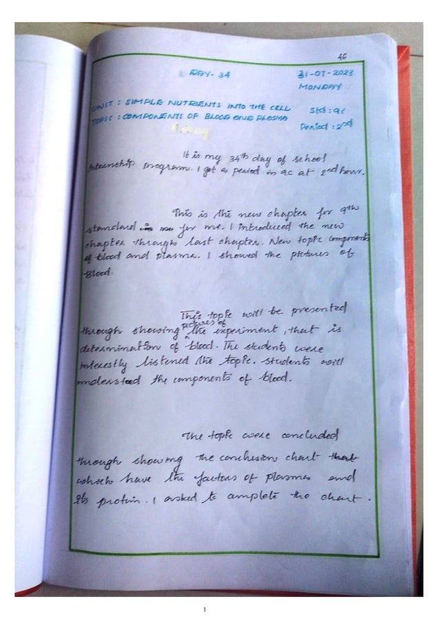 Reflective journal 4-8th week | PDF