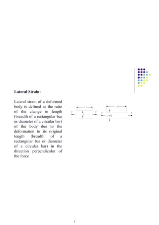 Basic of Stress and Strain: Types of Strain, Elastic Constants and ...