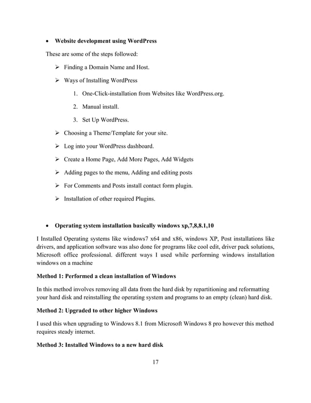 computer science internship report | PDF | Computer Networking | Computing