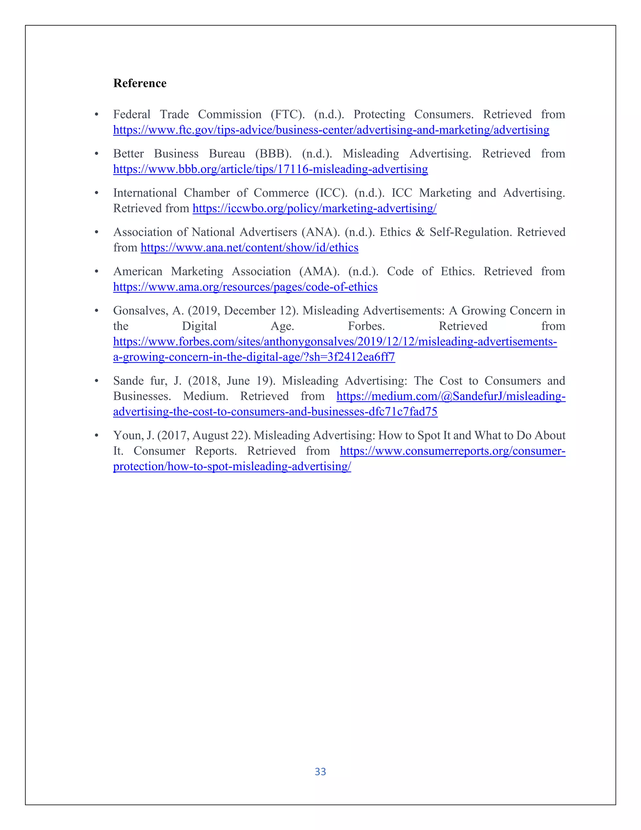 misleading advertisement ppt | PDF