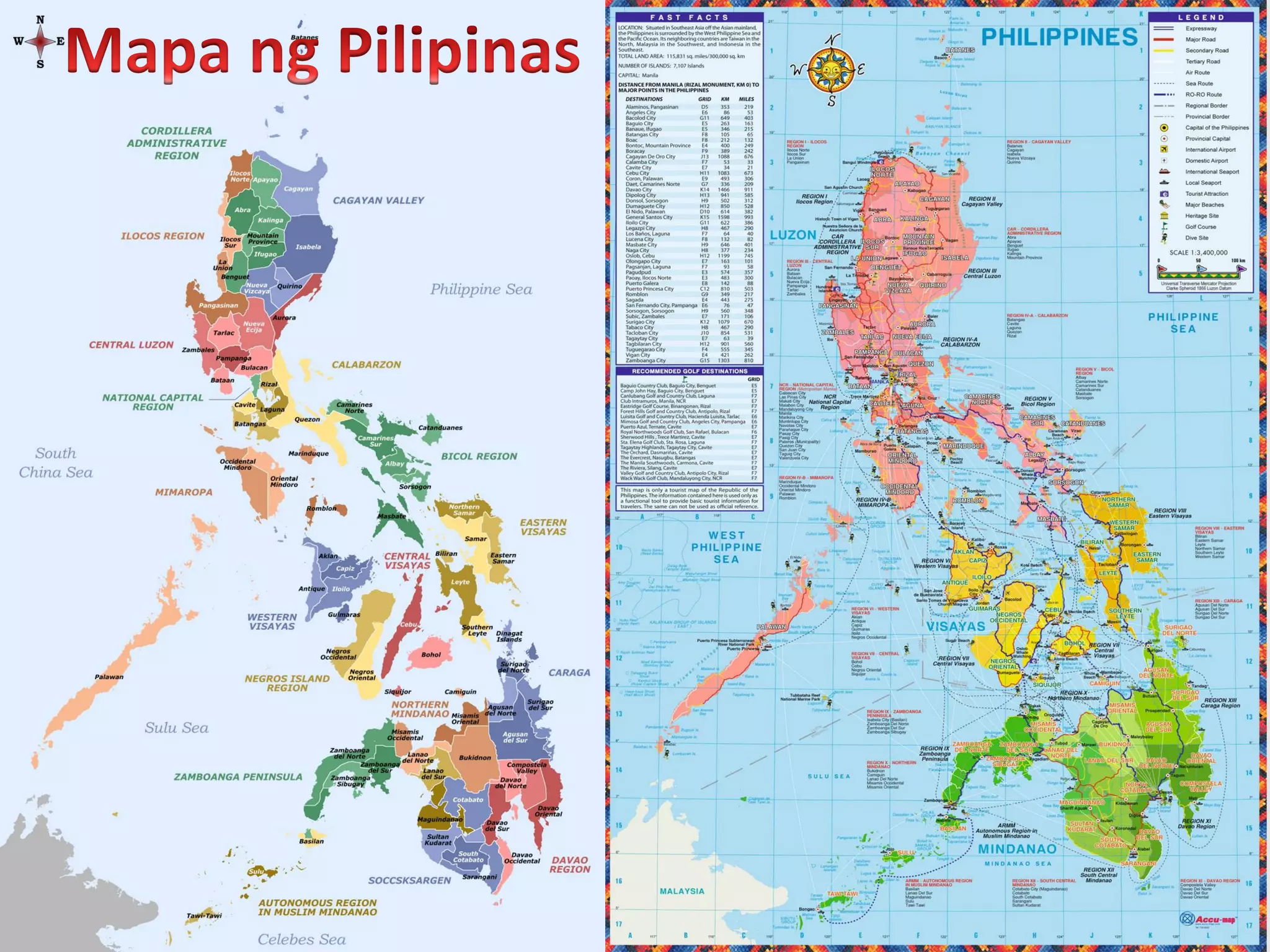 Kaalaman sa paggamit ng mapa | PDF