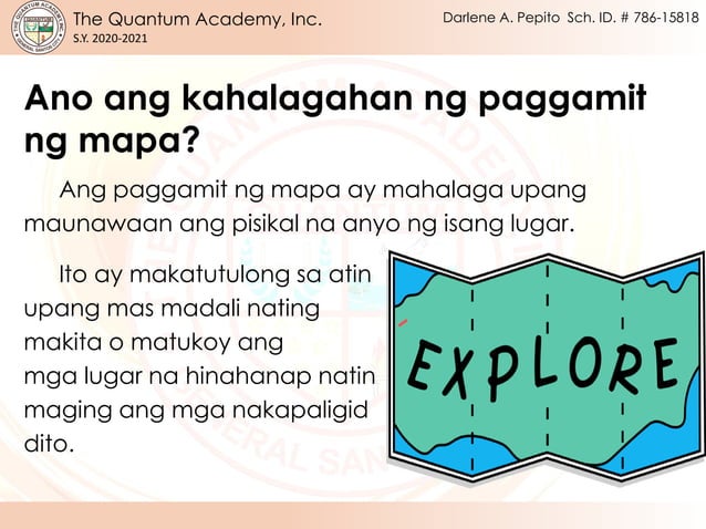 Kaalaman sa paggamit ng mapa | PPT Kaalaman sa paggamit ng mapa | PPT