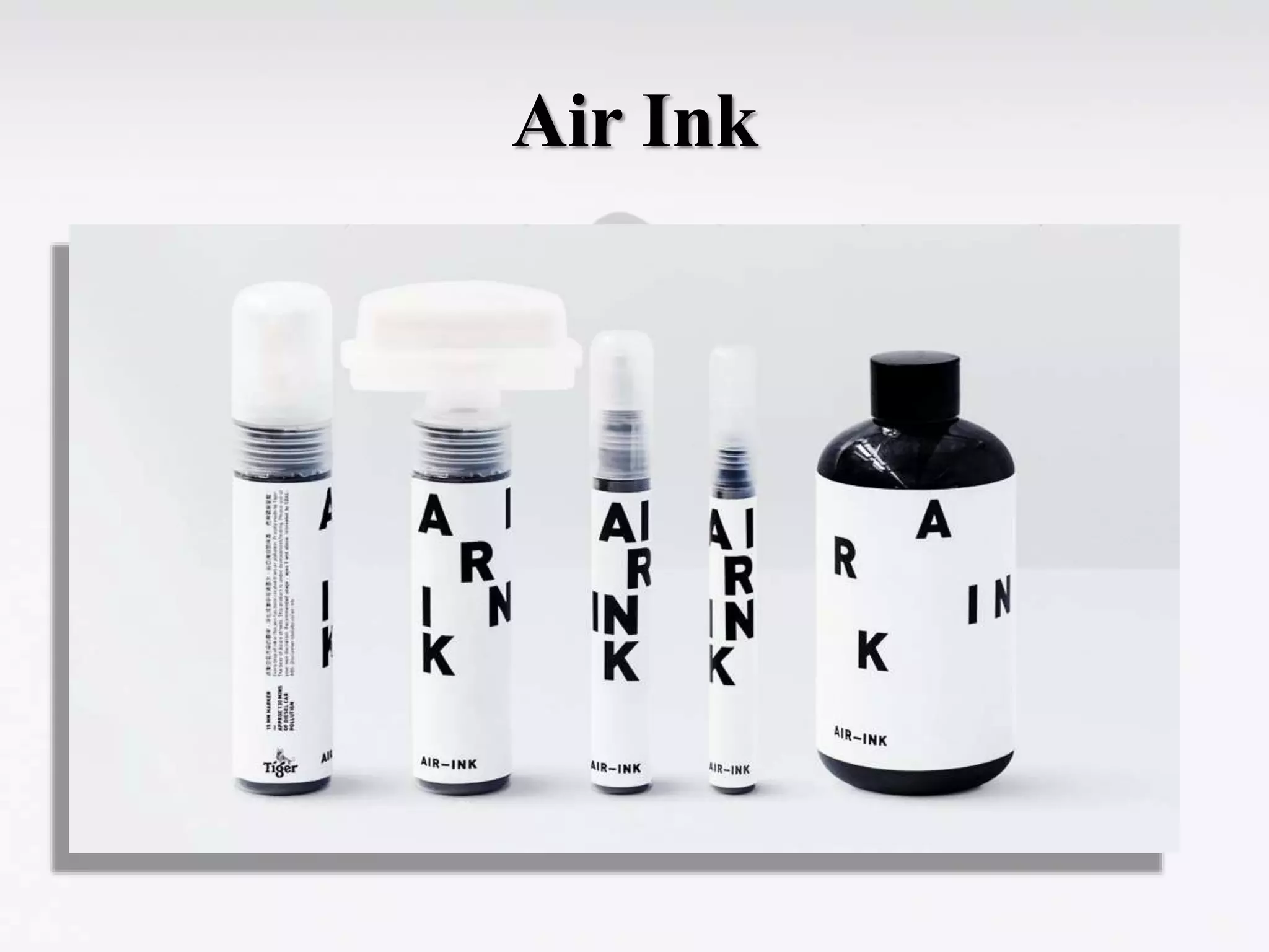 Kaalink AIR-INK: The world's first ink made out of air pollution | PPTX
