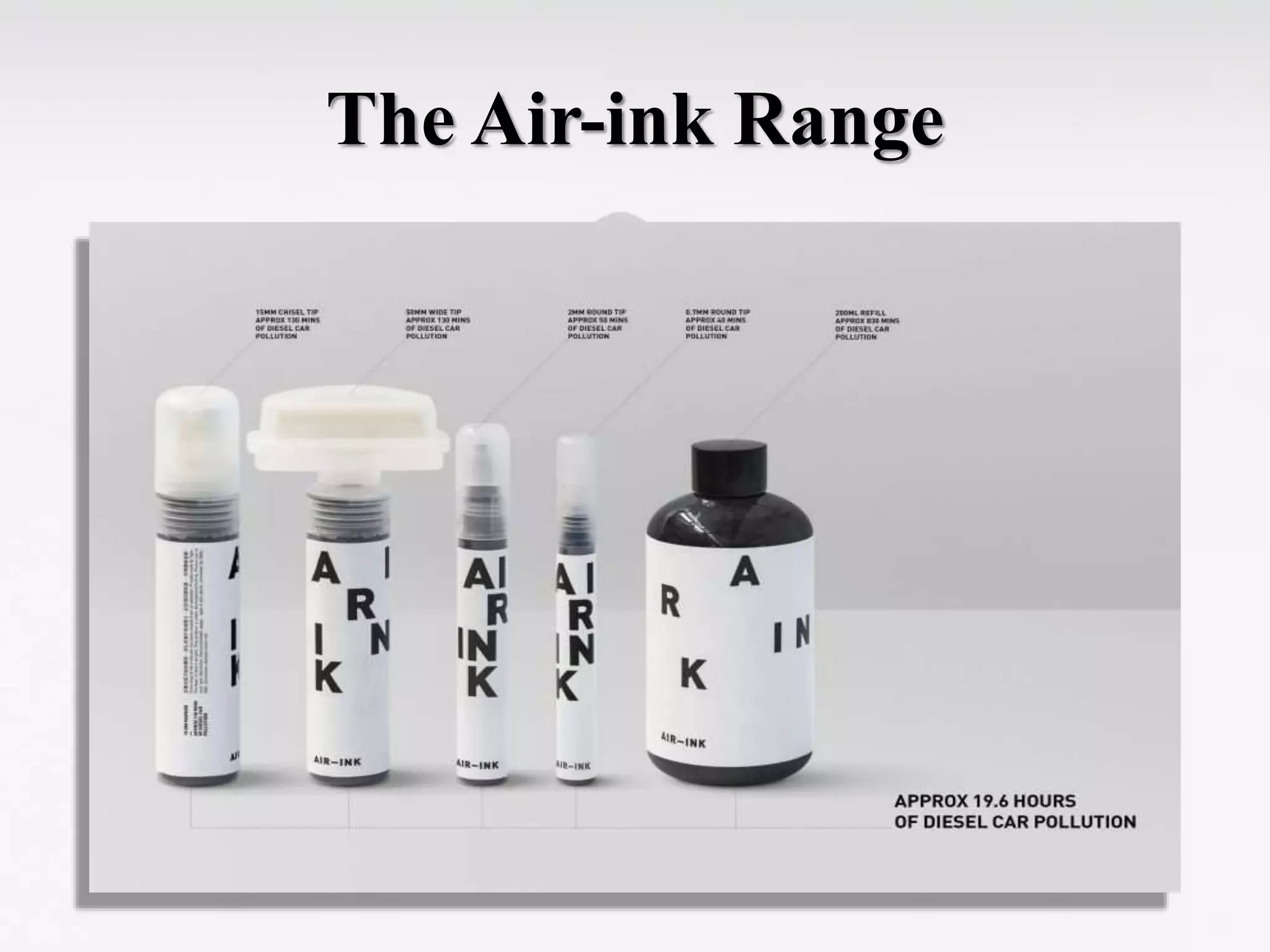 Kaalink AIR-INK: The world's first ink made out of air pollution | PPTX