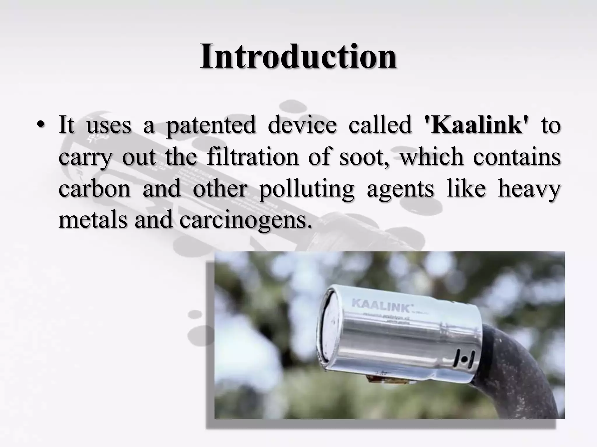 Kaalink AIR-INK: The world's first ink made out of air pollution | PPTX