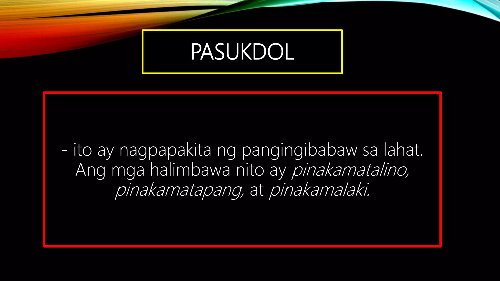 Kaantasan ng pang uri | PPTX