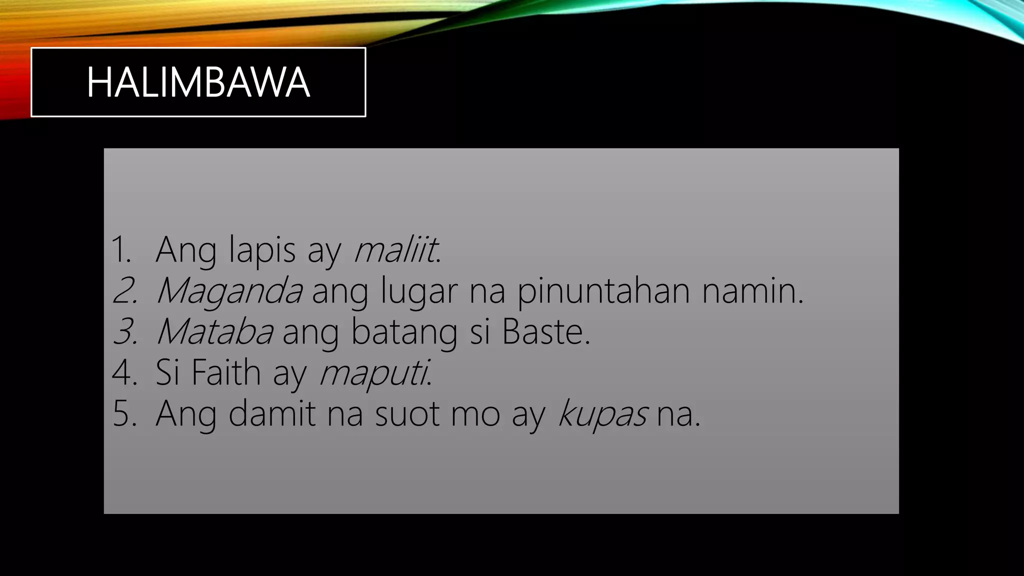 Kaantasan ng pang uri | PPTX