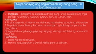 Kaantasan ng pang uri | PPTX