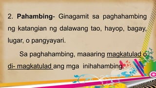 Kaantasan ng Pang- uri | PPTX