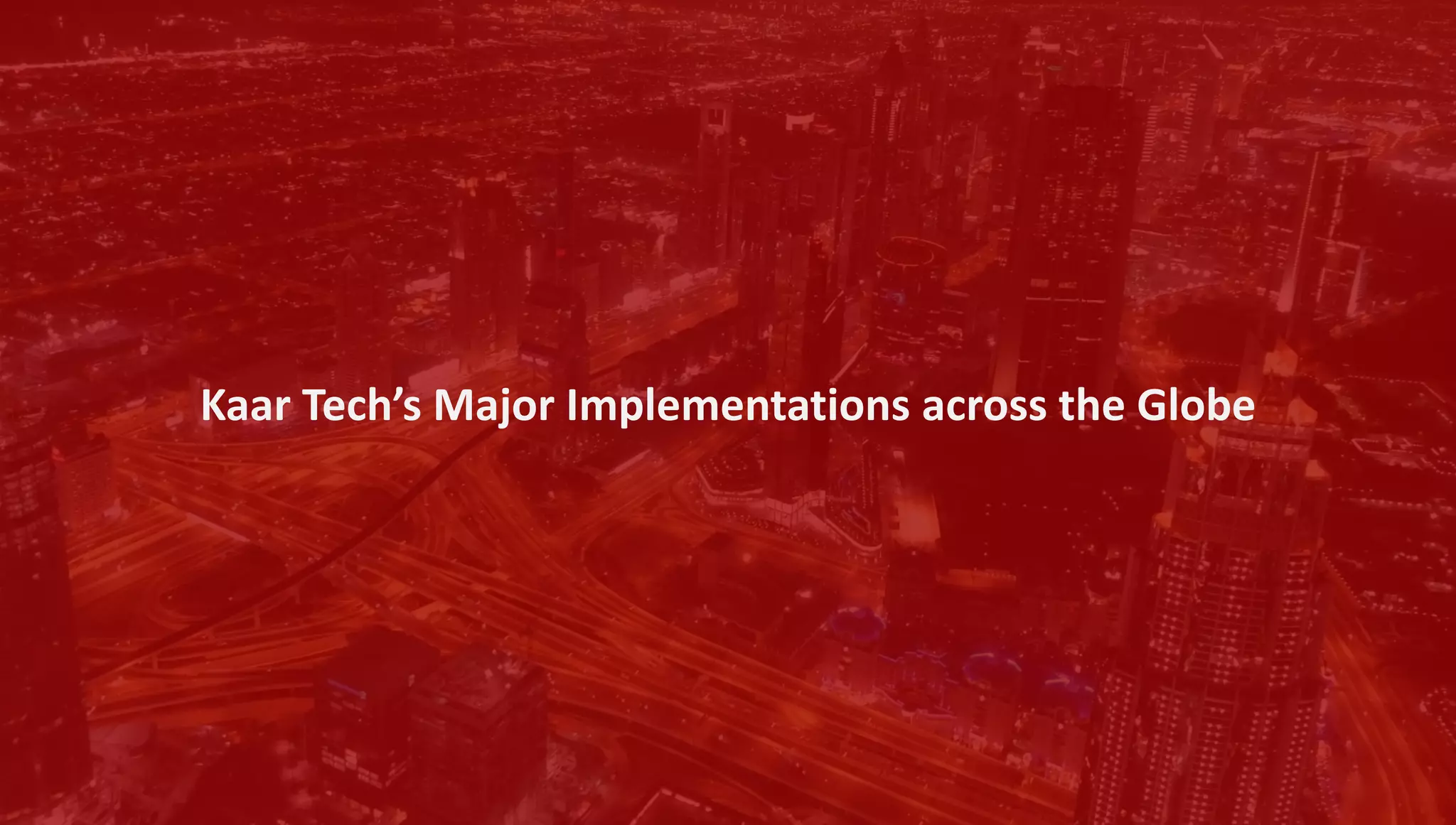 Kaar Tech Product portfolio - UAE | PDF