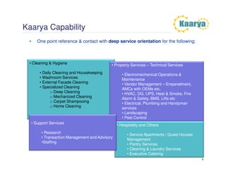 Kaarya corp profile | PPT