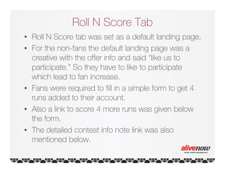 Case Study - Kaati Zone Roll n Score campaign | PDF