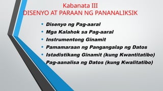 Kab-3-Bahagi-ng-Papel-Pananaliksik.pptxp | PPTX