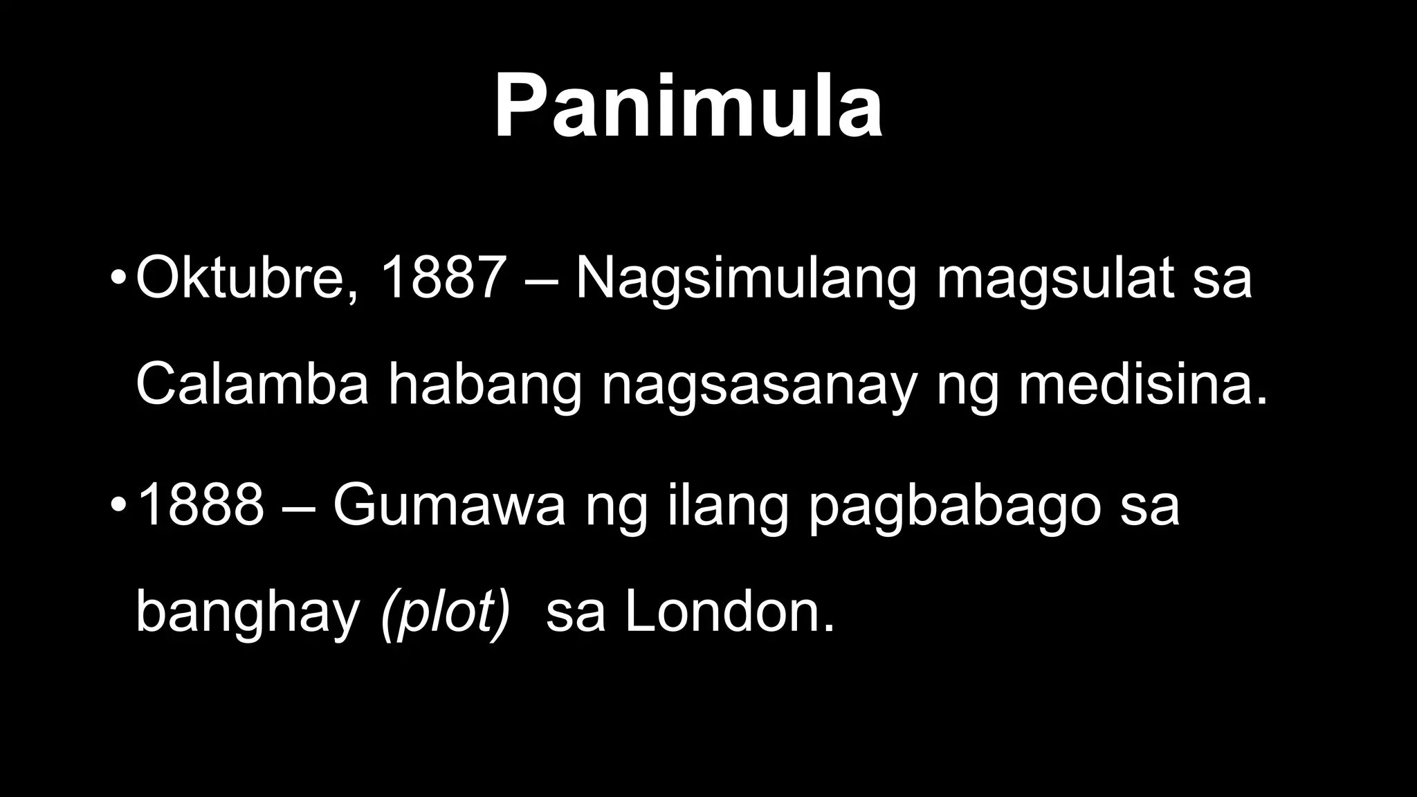 Kabanata 19 - El Filibusterismo nalathala sa Ghent (Rizal) | PPTX