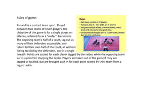 Kabaddi Game 18BEC0870 | PPTX