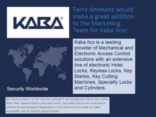 KABA Ilco TAAmmons | PPTX