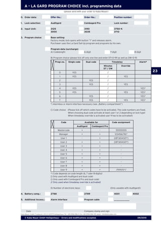 Kaba lagard product-catalog_en_01 | PDF
