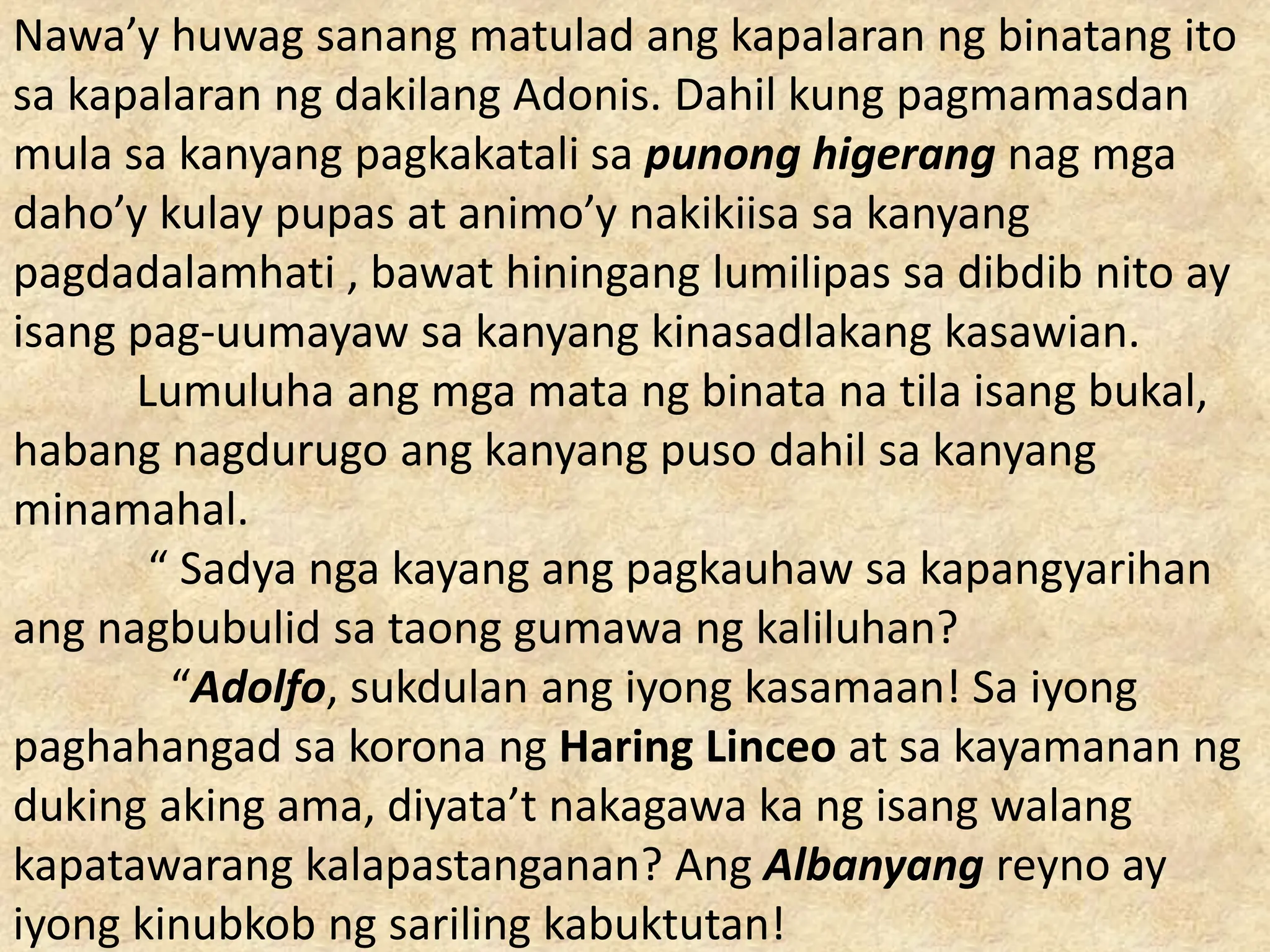 KABANATA-1.Florante at Laura at tumatalkay sa kasaysayanpptx | PPTX