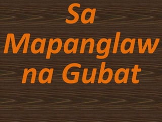 KABANATA-1.Florante at Laura at tumatalkay sa kasaysayanpptx | PPTX