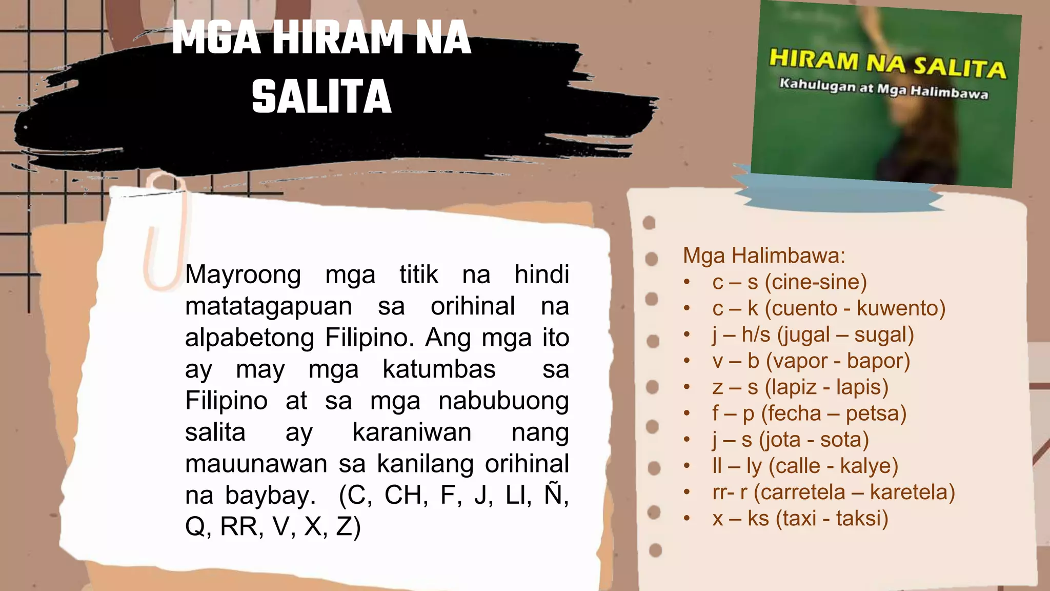 MGA SALITA SA PAGPAPAHAYAG- RETORIKA | PPTX