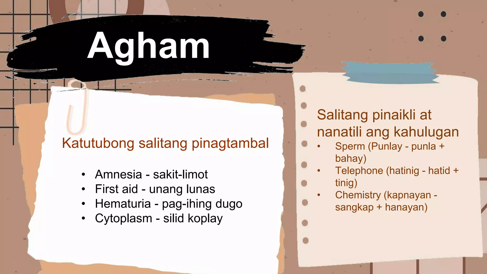 MGA SALITA SA PAGPAPAHAYAG- RETORIKA | PPTX