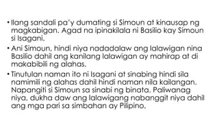 kabanata 1-5 Simula ng El Filibisterismo ( El Fili).pptx