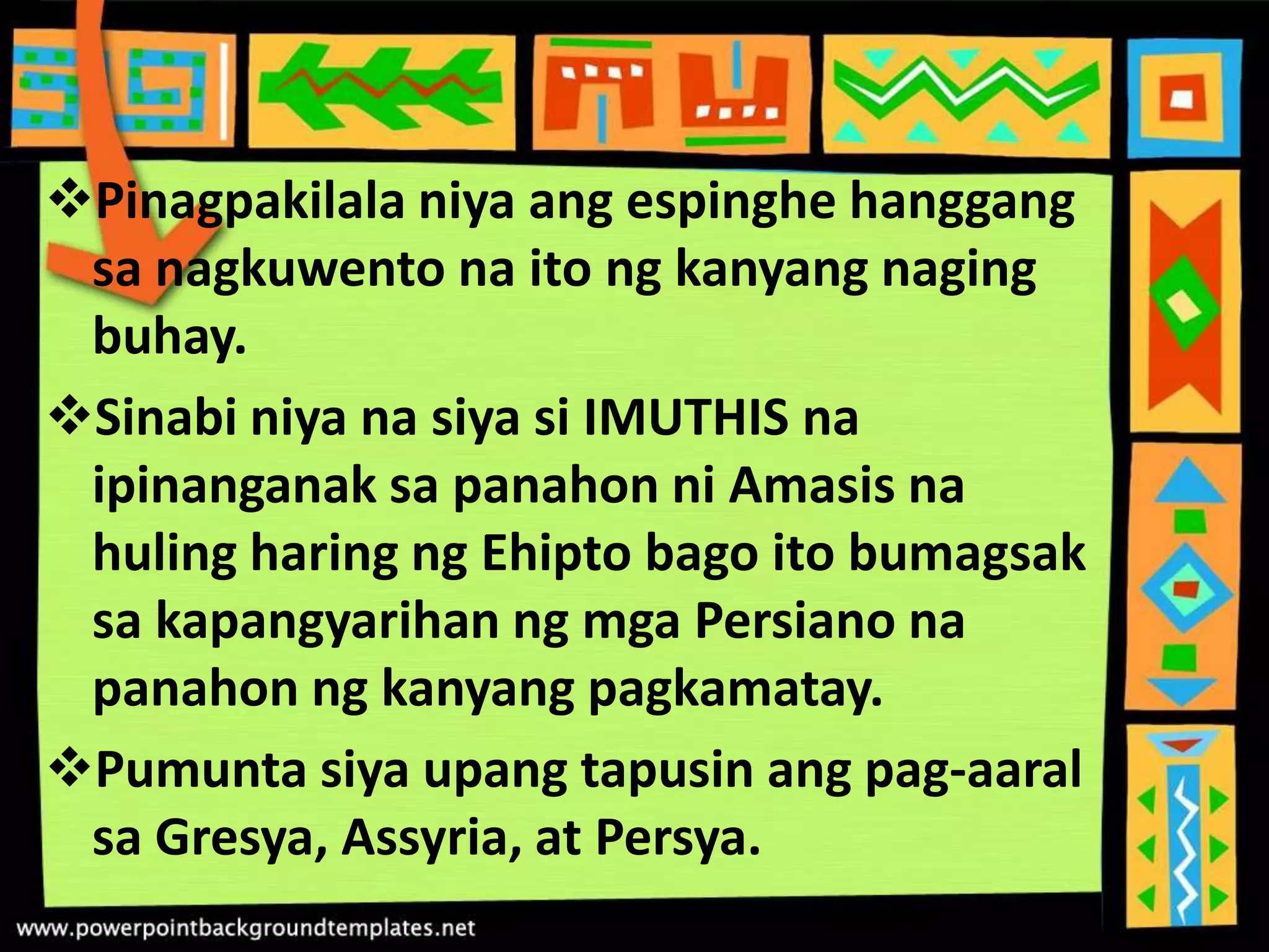 Kabanata 18: Mga Kadayaan | PPTX
