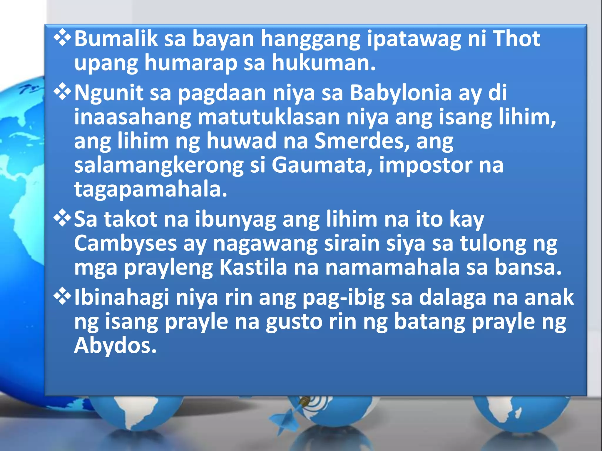 Kabanata 18: Mga Kadayaan | PPTX