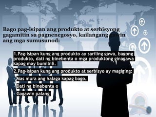 Kabanata 1 entrep lesson 2 | PPTX