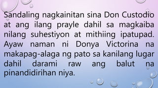 Kabanata 1 ng El Fili.pptx buod lamang ito | PPTX