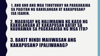 Kabanata 2- Kakapusan at Kakulangan | PPTX