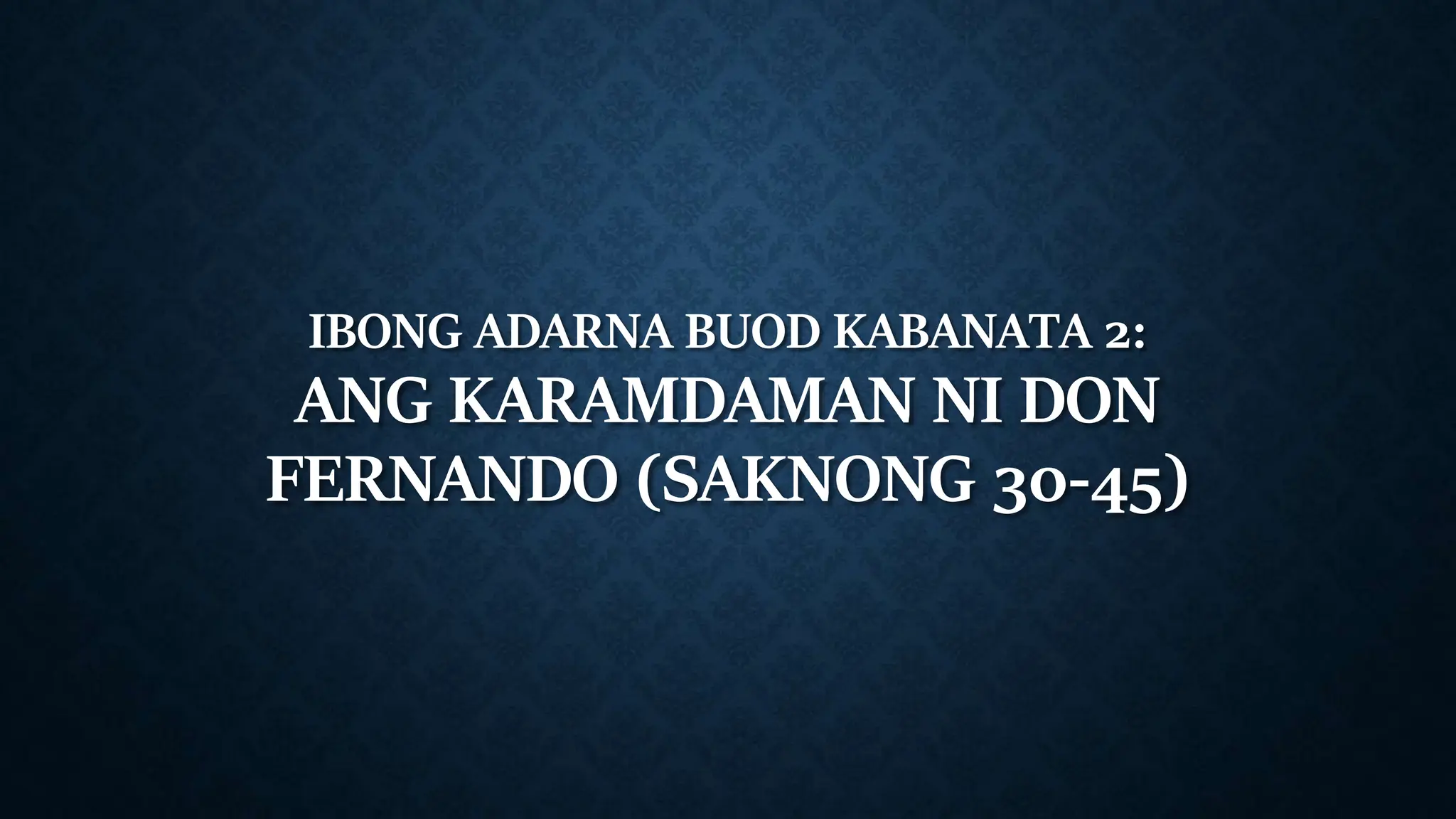 IBONG ADARNA 2024 FILES DOCUMENT FOR GRADE 7 | PPTX