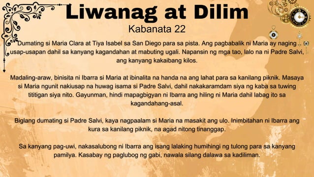 Kabanata 21-22.pdf Noli me tangere by jose Rizal | PPT