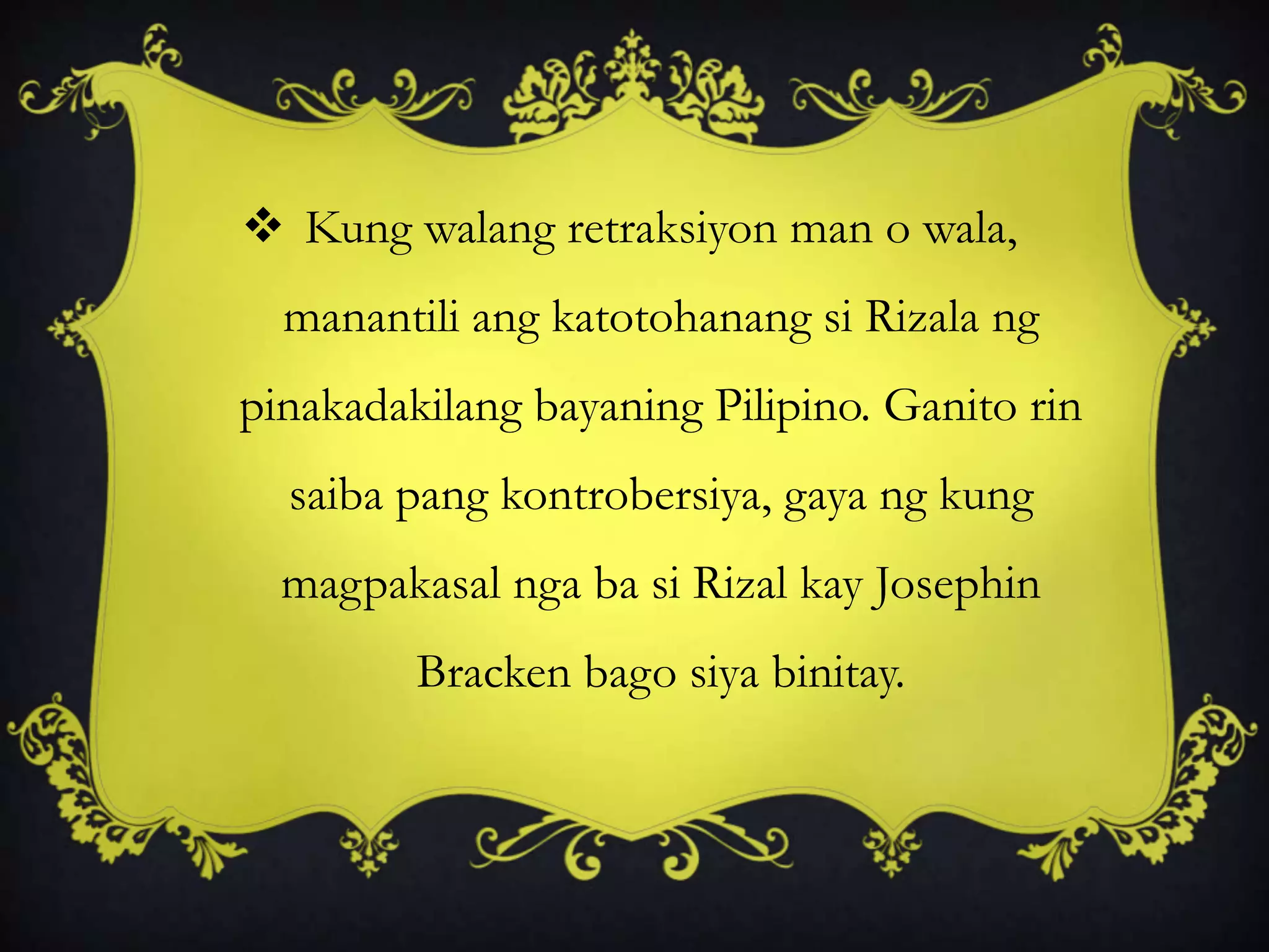 Life and Works of Rizal (Kabanata 25) | PPTX