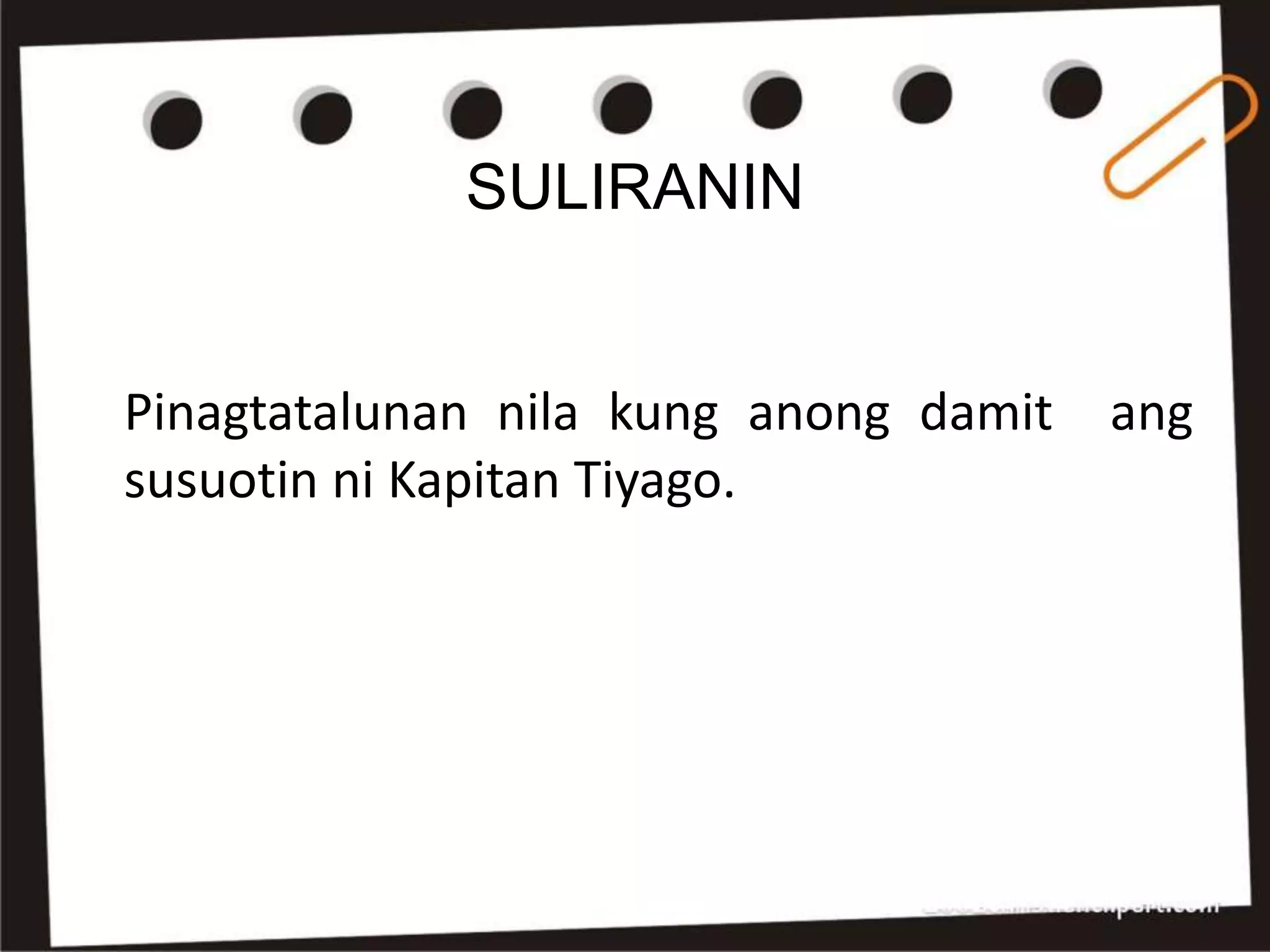 Kabanata 29 El Filibusterismo | PPTX