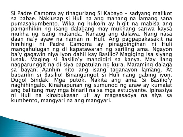 Kabanata 30 - Si Huli | PDF