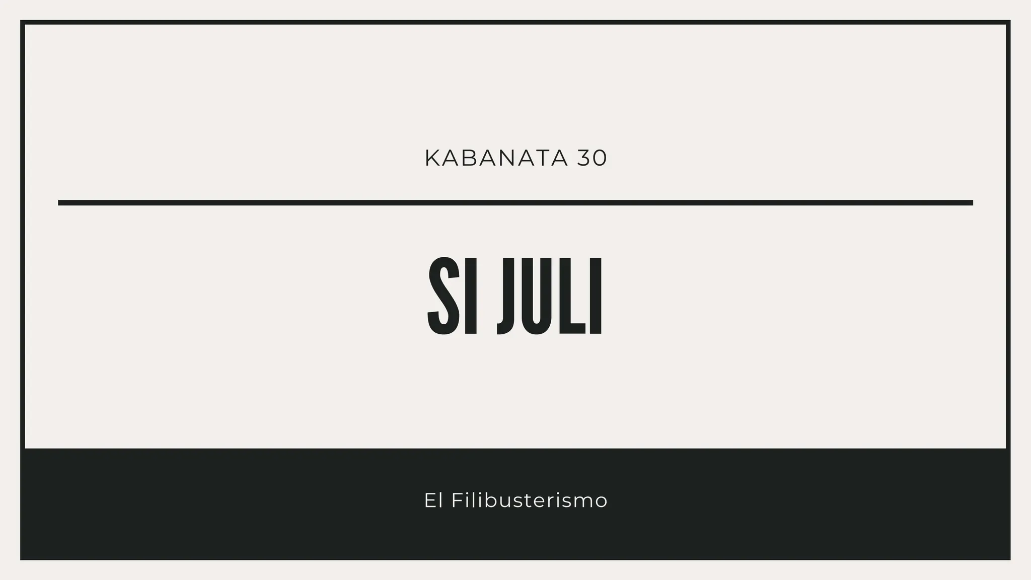 El filibusterismo - buod ng Kabanata 30: si Juli | PDF