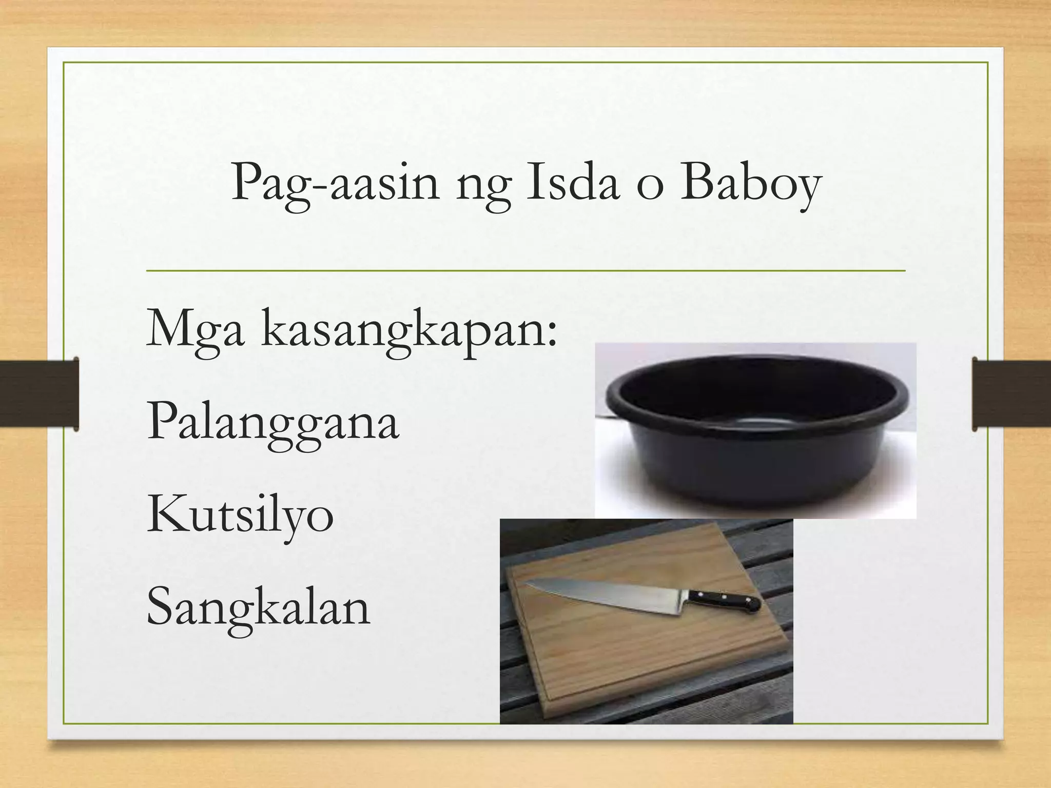 Kabanata 3 pag iimbak | PPTX