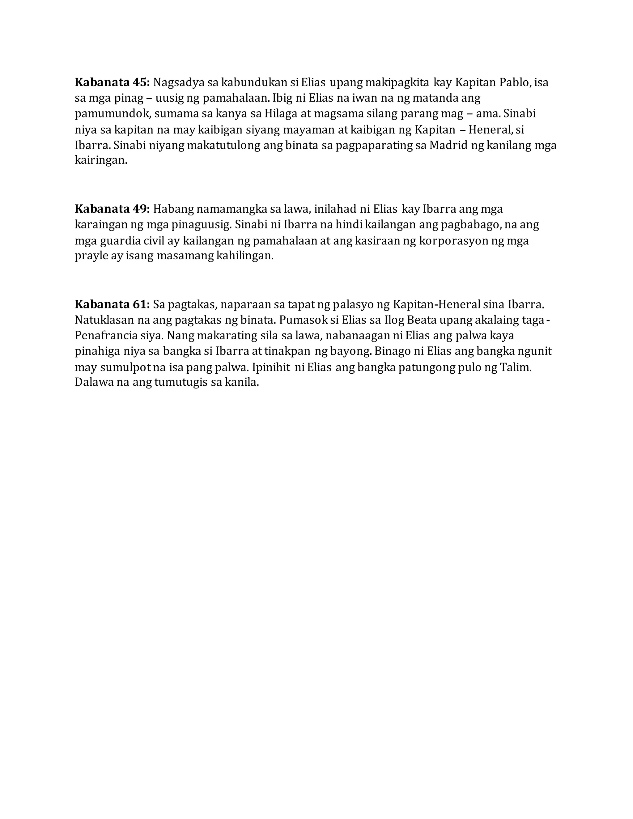 Kabanata 45, 49, 61 | PDF