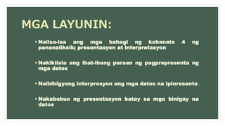 Kabanata 4 (presentasyon at interpretasyon) pinal | PPTX