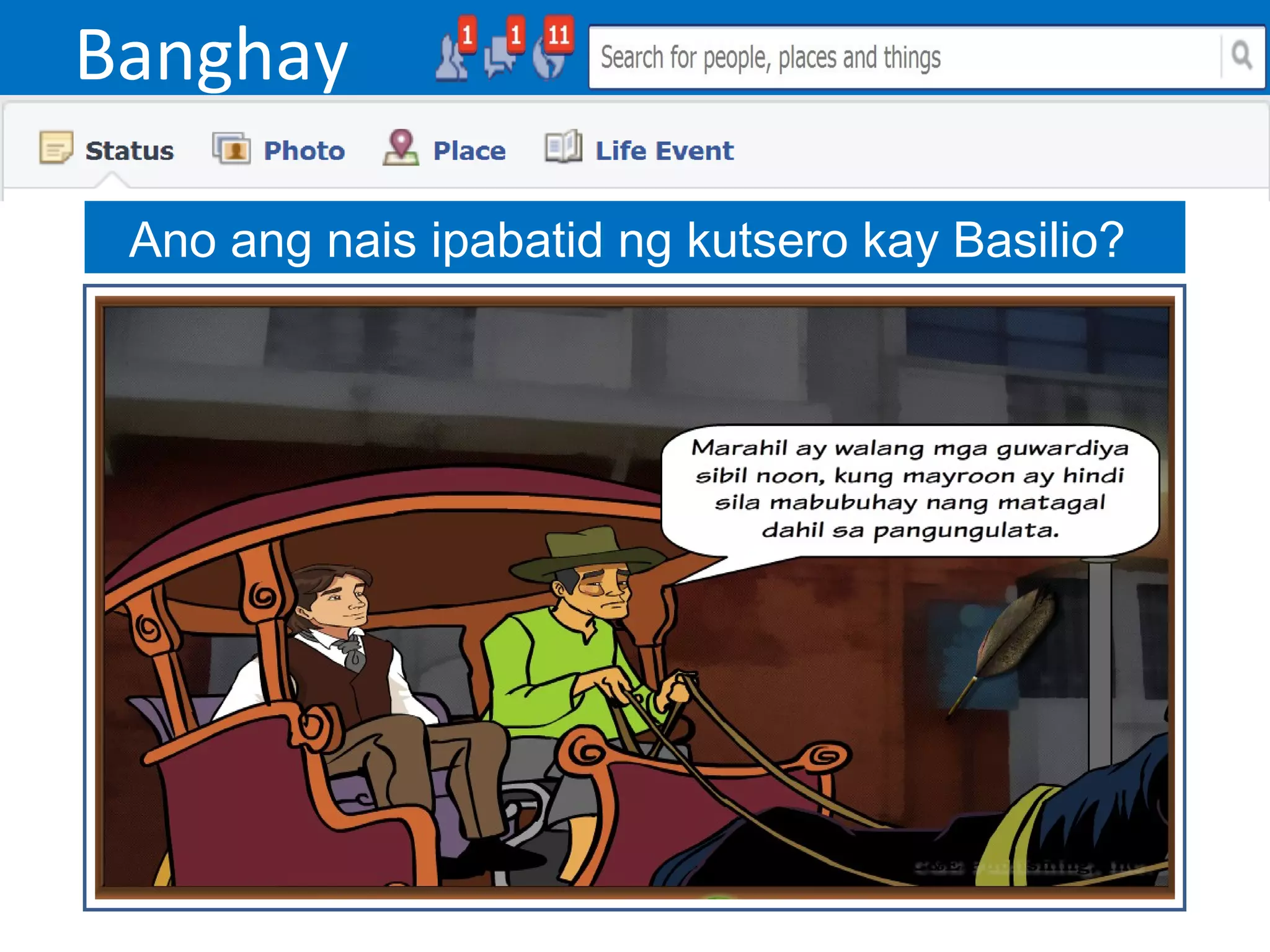 El Fili Kabanata 5 noche buena ng isang kutsero | PPT