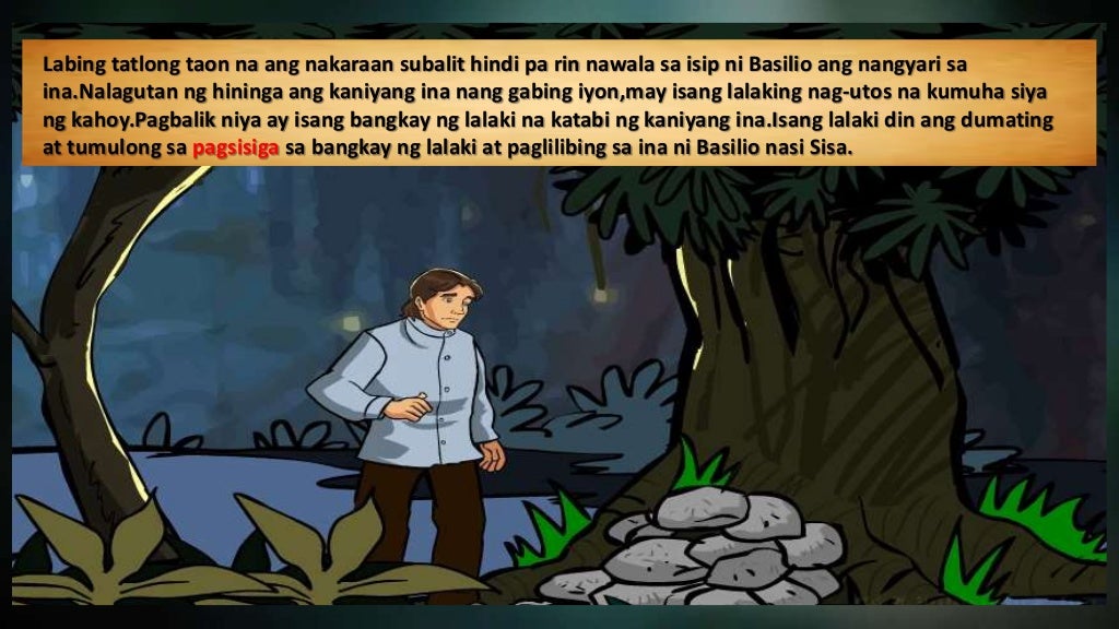 EL FILIBUSTERISMO Kabanata 6 ''Si Basilio''