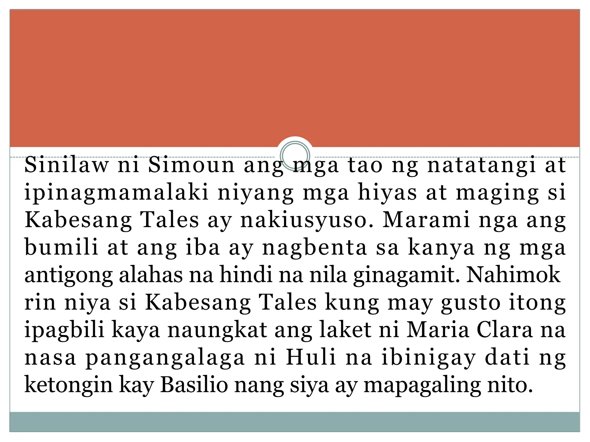 El Filibusterismo Kabanata 7-10 (Grade10 | PDF