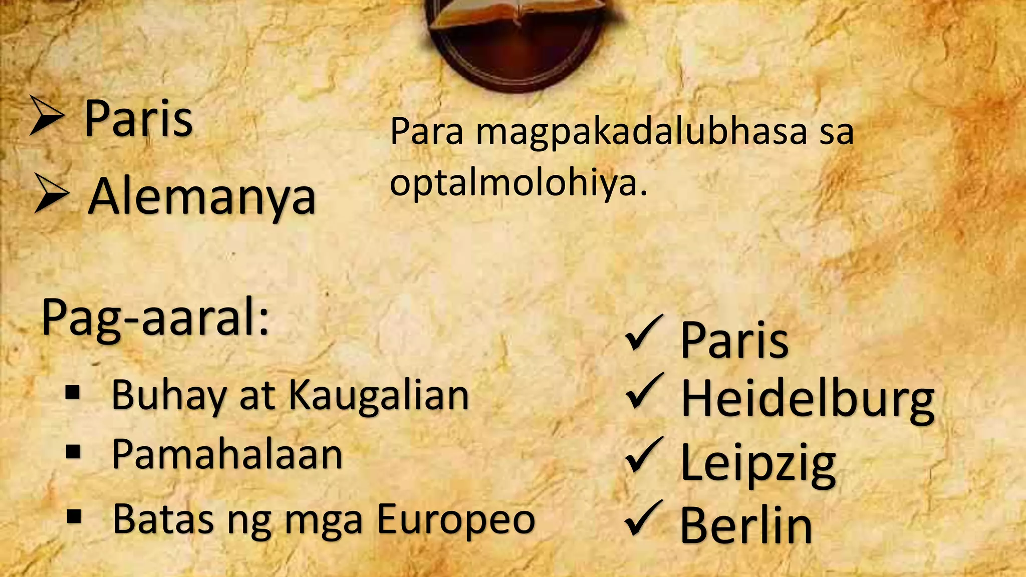 Kabanata 7 (Paris patungog Berlin) | PPTX